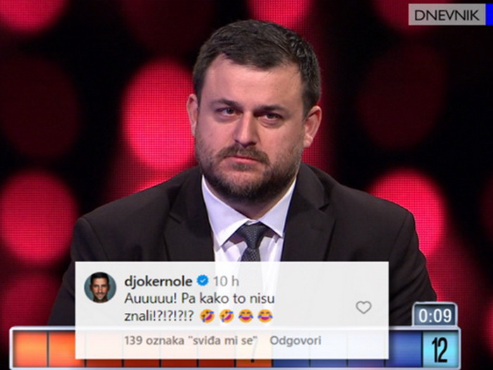 Đoković reagovao na pitanje o Jeleni u Potjeri: Kako to nisu znali?