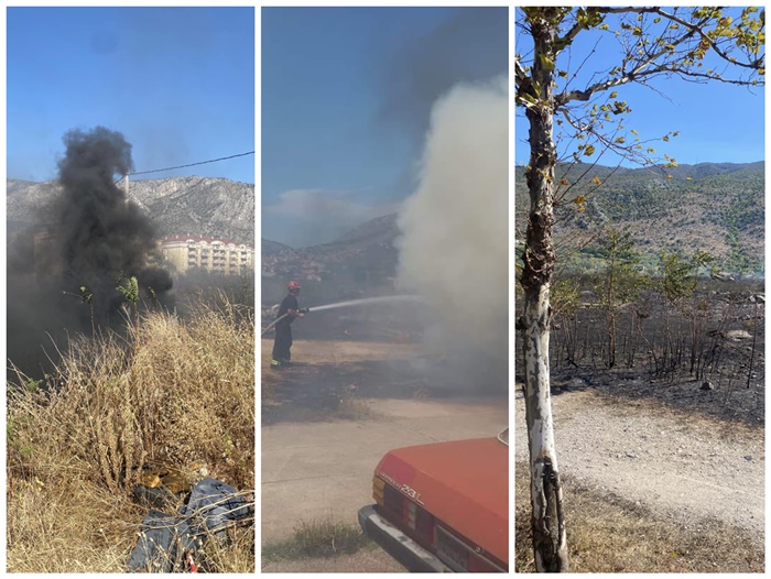 Gori u južnom dijelu Mostara, ugroženi i objekti