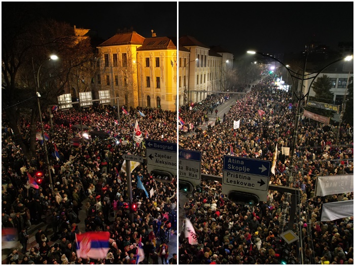 I danas veliki protesti i blokade, studenti u Nišu dočekani ovacijama