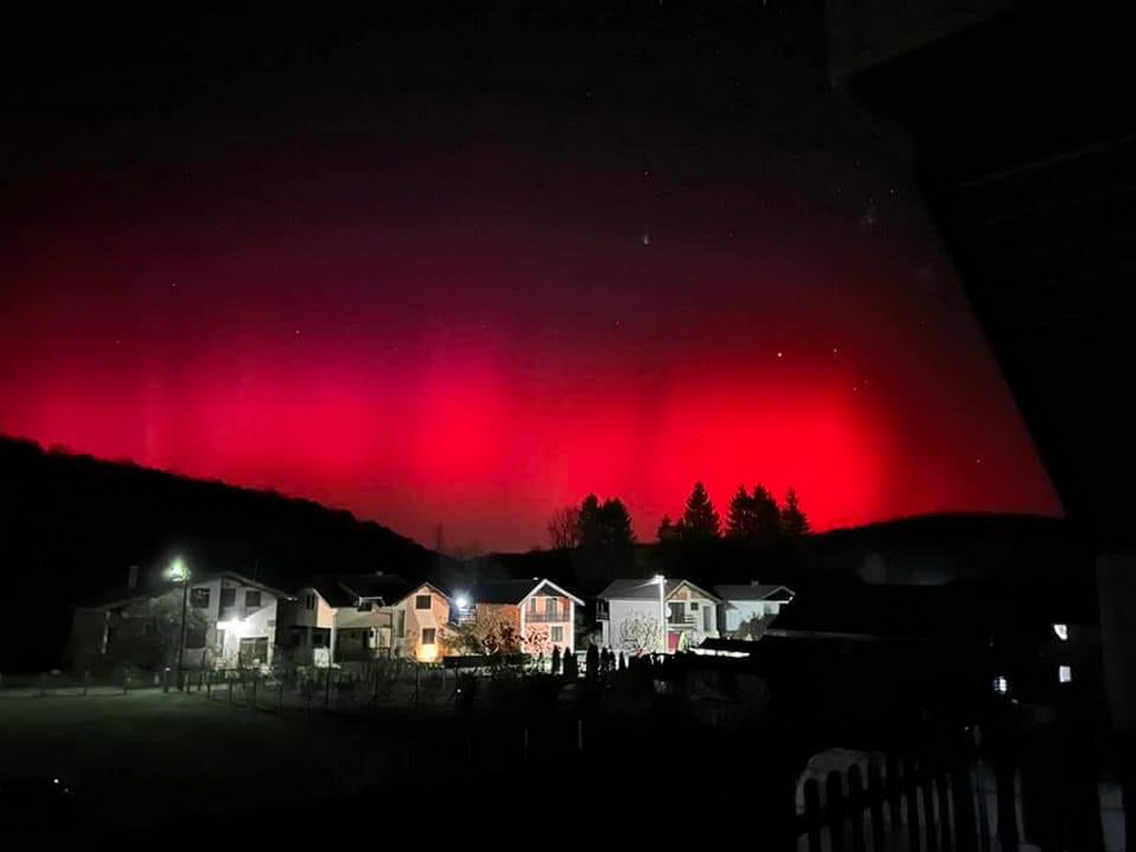 Na nebu iznad BiH snimljena polarna svjetlost