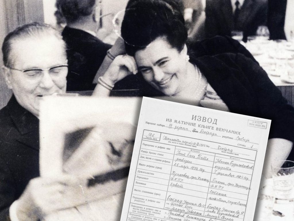 Objavljen vjenčani list Tita i Jovanke, svi su primijetili jedan ...