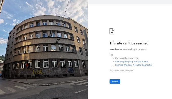 Stranica FZZ-a opet ne radi - preopterećenost ili namještaljka!