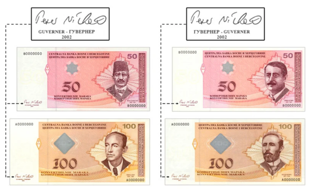 Centralna banka BiH povlači iz opticaja stare novčanice iz perioda 1998 ...