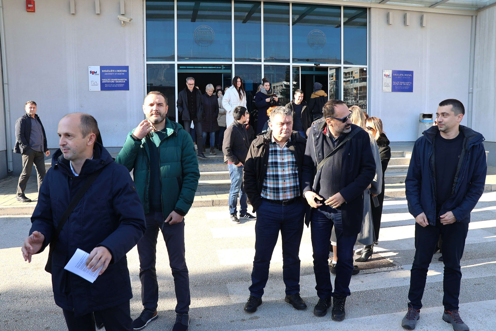 Protest profesora na Sveučilištu Čovićevog omiljenog rektora